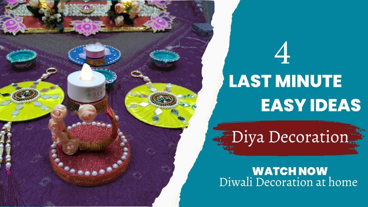 Festival Decorative Diya | Easy Diwali Decoration Ideas - Part3 | SHUBH ...