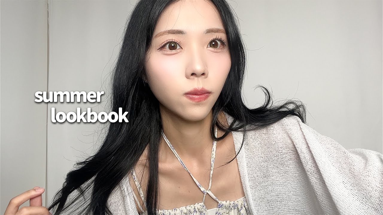 【158cm/38kg】夏のlookbook第二弾🎀もう秋来ちゃったけど見てよね🍂 - YouTube