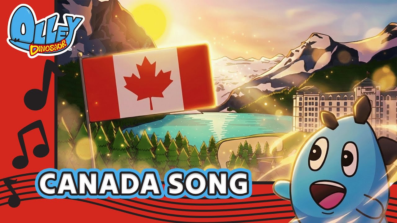 CANADA SONG - Music Video | Olley Dinosaur | Learn Sing Explore ...