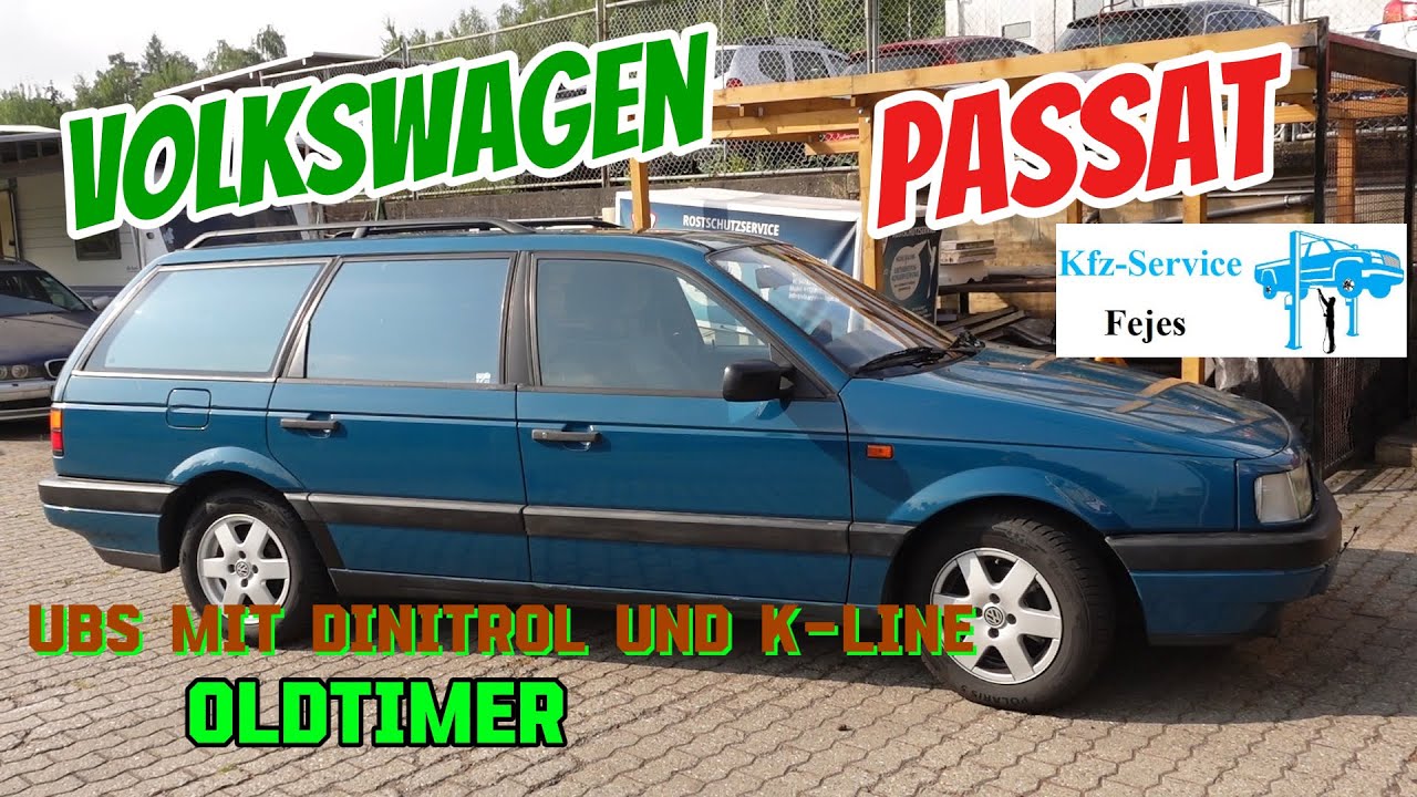 VW Passat B3 Oldtimer, wie viel Rost nach 32 Jahren? - YouTube