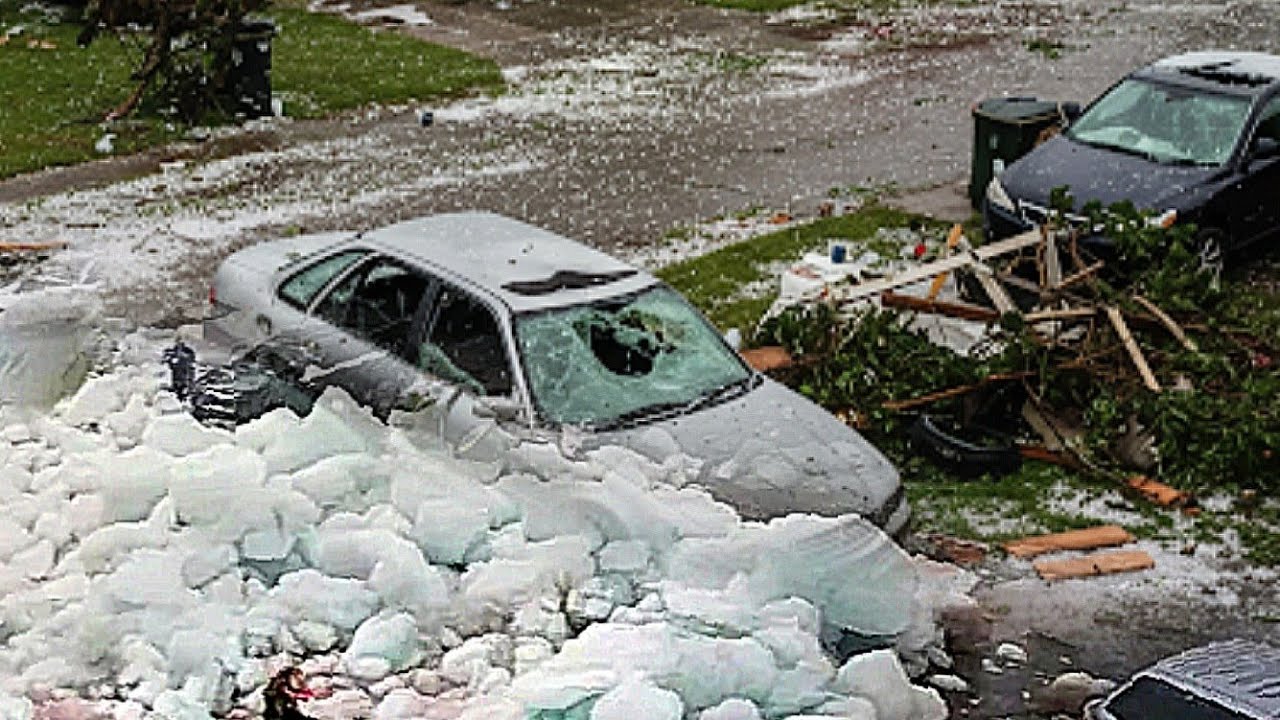 Extreme storm and hail devastated Pakistan! Rare hailstorm in Islamabad ...
