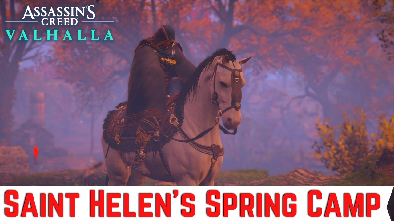 ASSASSINS CREED VALHALLA Gameplay - Saint Helen's Spring Camp | Battle ...