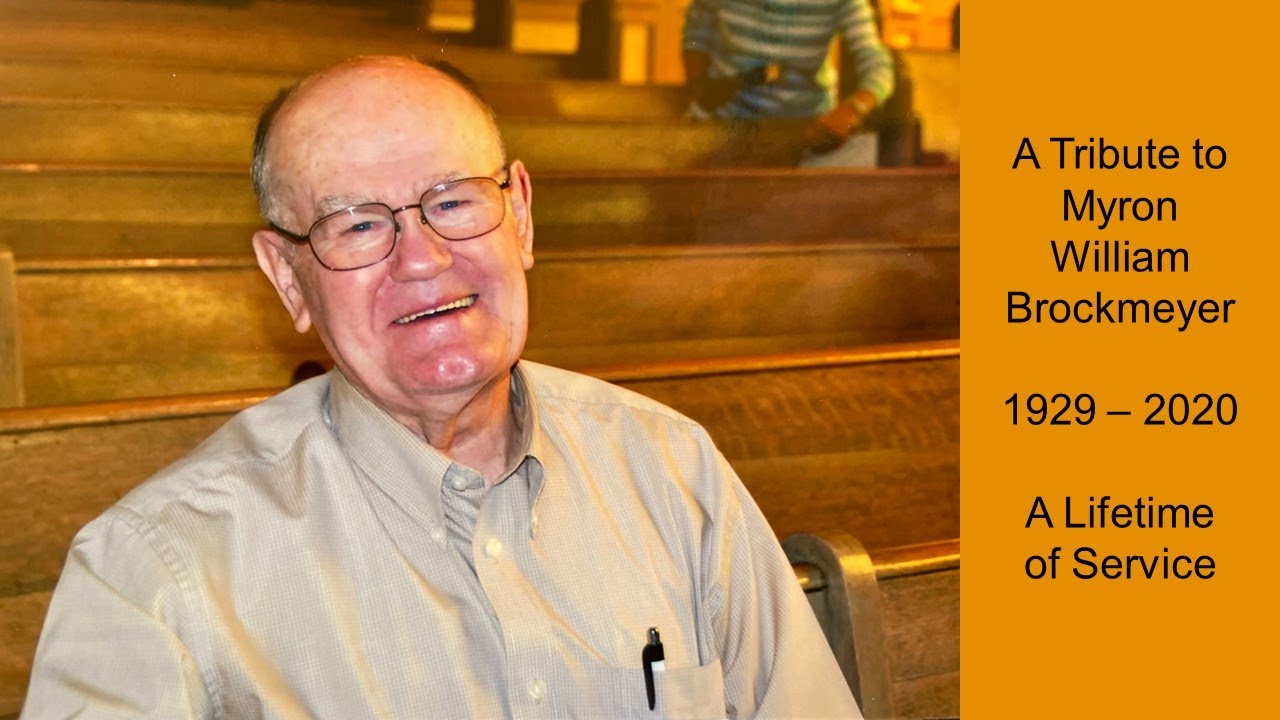 Myron Brockmeyer Tribute 2022 - YouTube