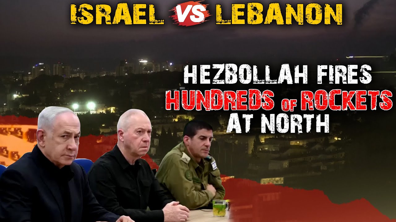 Barrage of Rockets seen over Haifa launched from Lebanon | Missiles ...