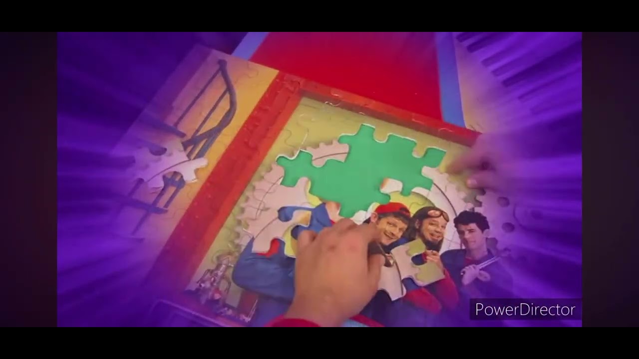 Wobble Goggles: To put the puzzle pieces together in a picture - YouTube