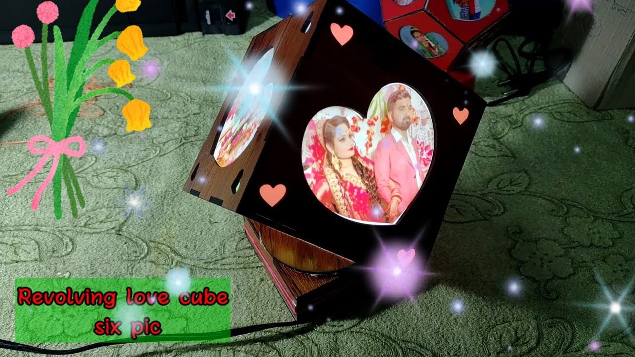 HOW TO PRINT REVOLVING LOVE ROTATING , CUBICAL REVOLVING LAMP एल ई डी ...