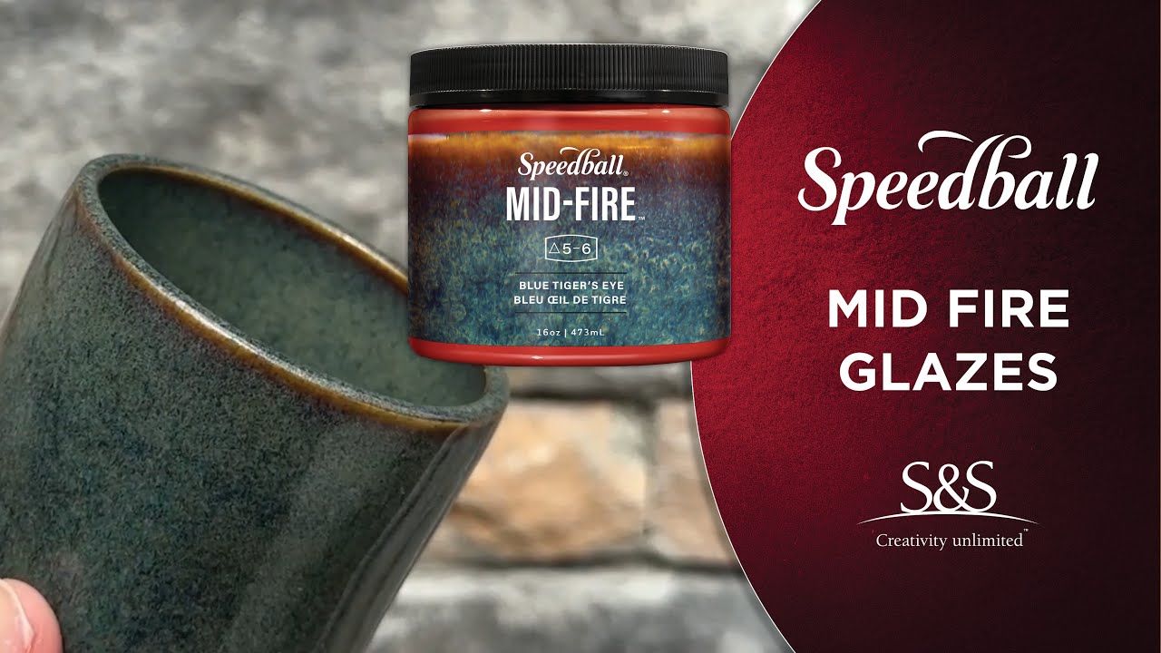 Using Speedball Mid Fire Glazes #speedball #sswholesale - YouTube