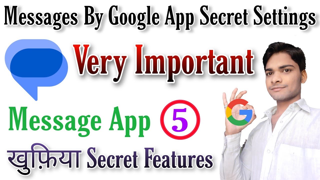 Message By Google App Secret Features Settings 2023 | Google SMS App ...