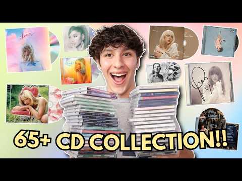 My UPDATED CD Collection!! 💿✨ ( taylor swift, olivia rodrigo, sabrina carpenter & MORE!! )