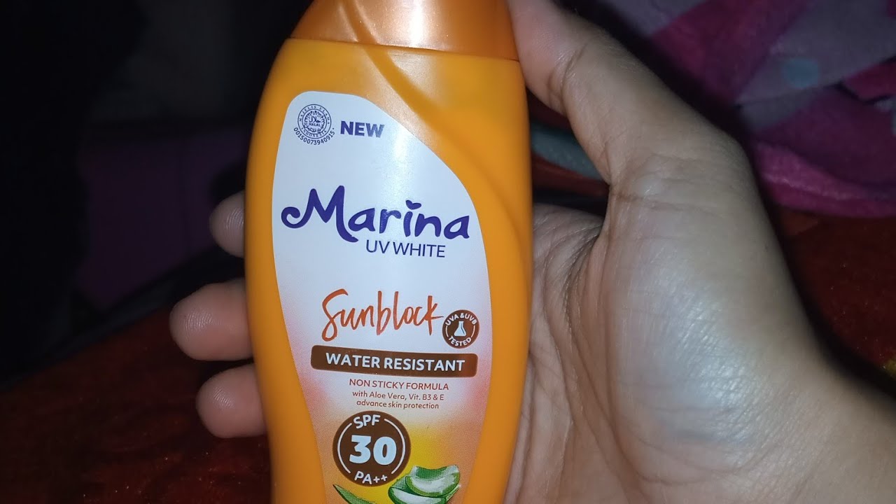 Review Sunblock Marina spf 30 #sunblock #marina - YouTube