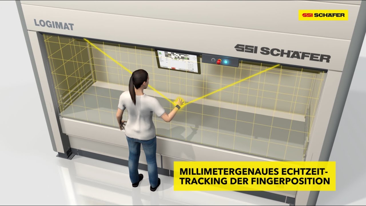 Lagerlift LOGIMAT® - Funktion LOGISAFEPICK | SSI SCHÄFER - YouTube