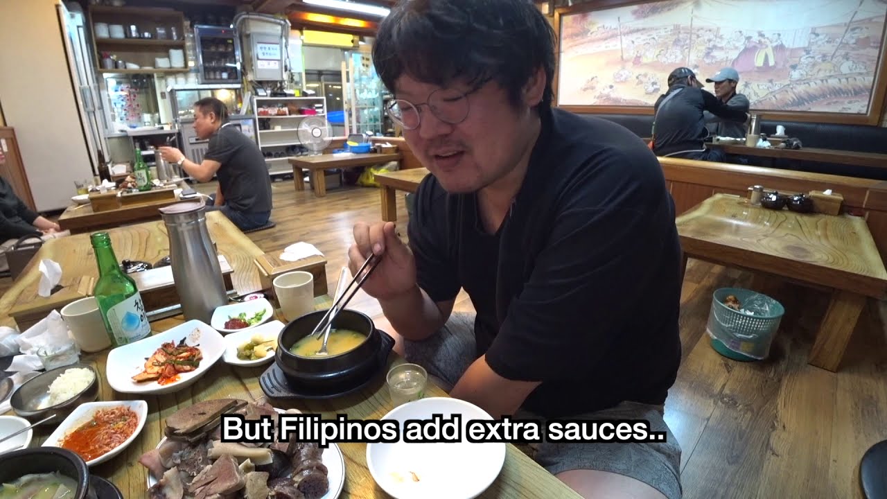 Old fashioned Soju food in Korea - YouTube