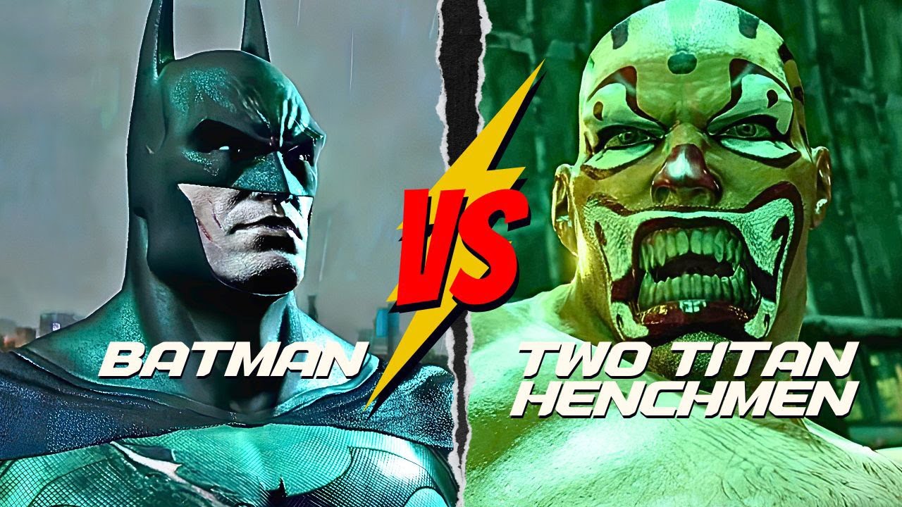 TWO TITAN HENCHMEN Boss Fight - BATMAN RETURN TO ARKHAM ASYLUM Hard ...