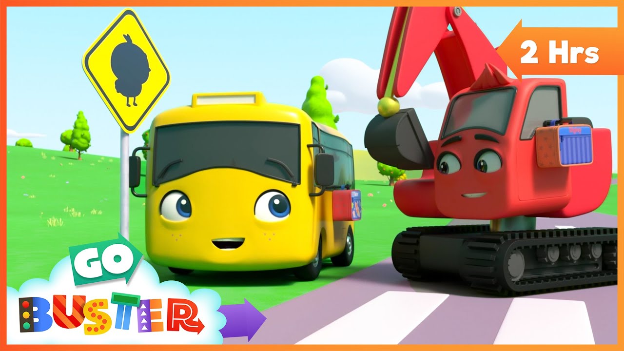 Muddy Buster - Carwash | GO BUSTER! | Super Kids Cartoons & Songs ...