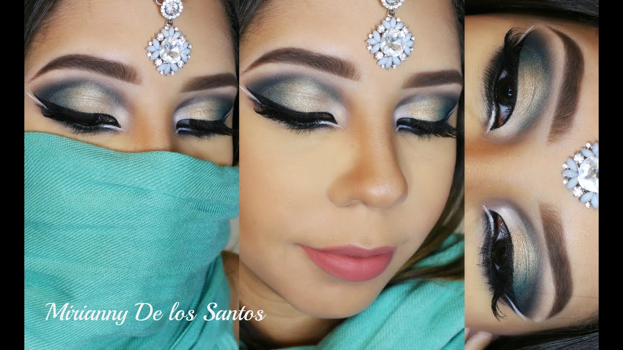 Arabic Makeup Tutorial | Maquillaje Árabe | Mirianny - YouTube