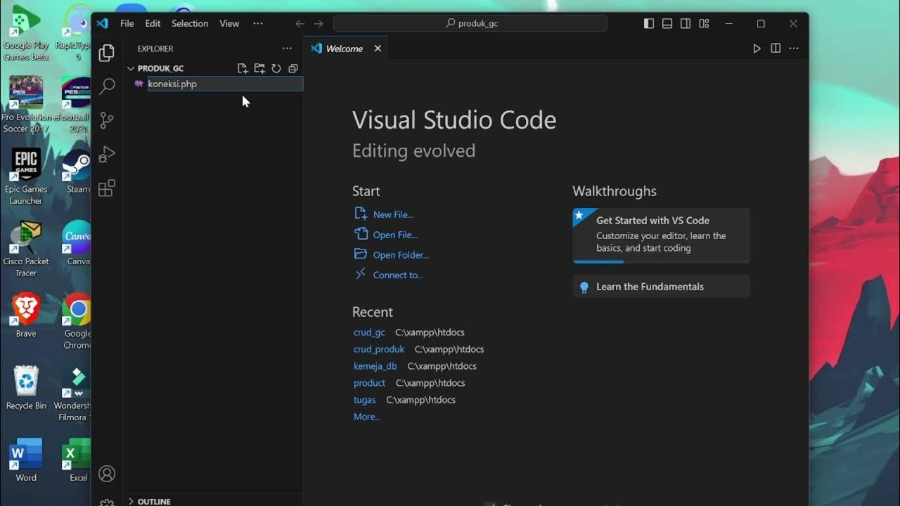 Membuat CRUD Sederhana Data Produk (HTML, CSS, PHP, MYSQL) - YouTube