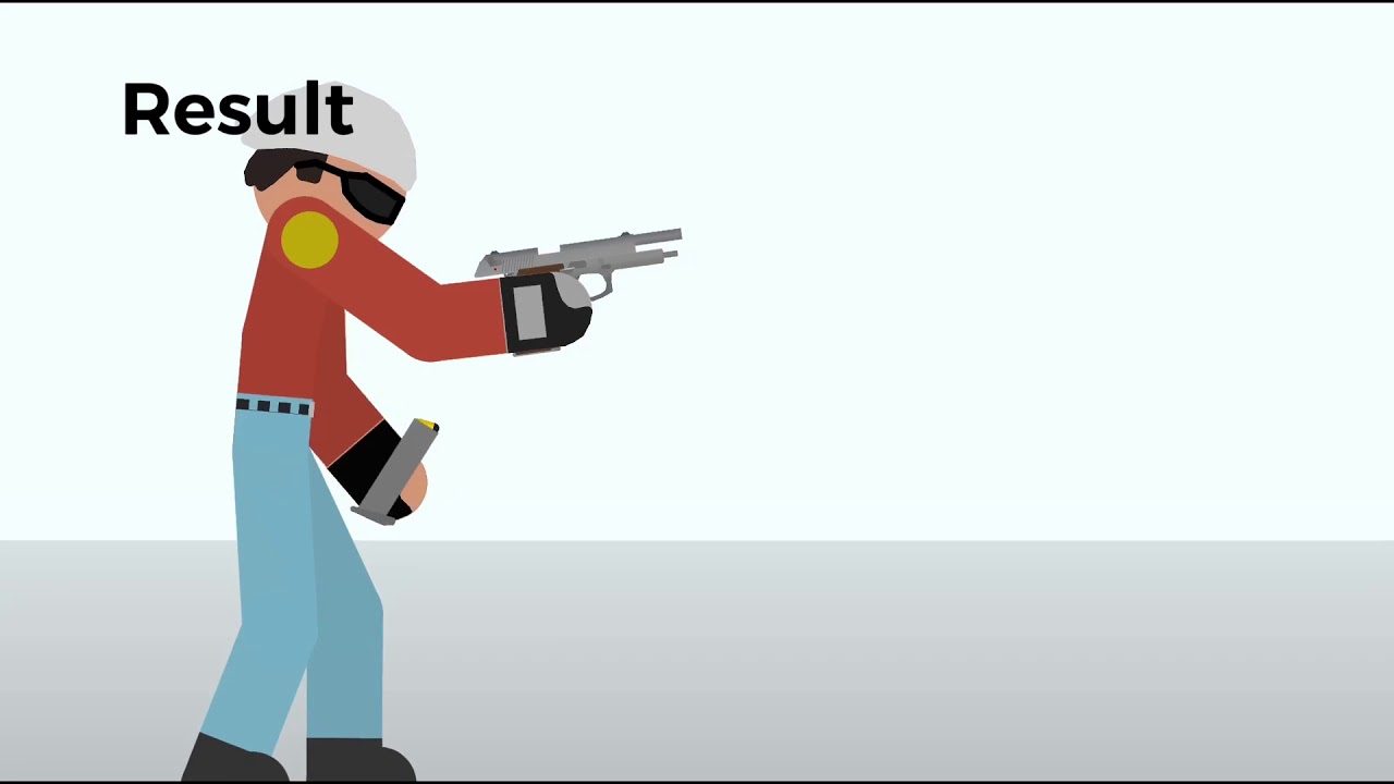 Sticknodes - Pistol animating process - YouTube