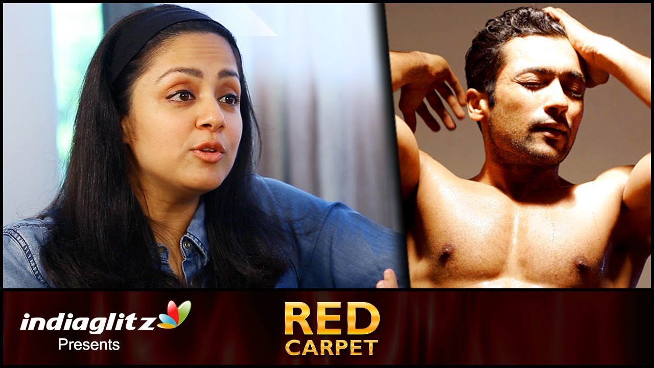 Surya & I compete with each other for fitness : Actress Jyothika ...