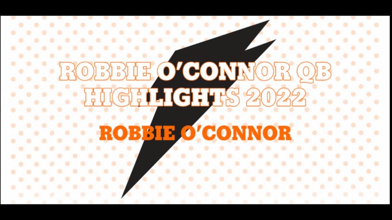 Robbie O’Connor QB Highlights Gloucester City Mustangs 2022 (Full Season) - YouTube