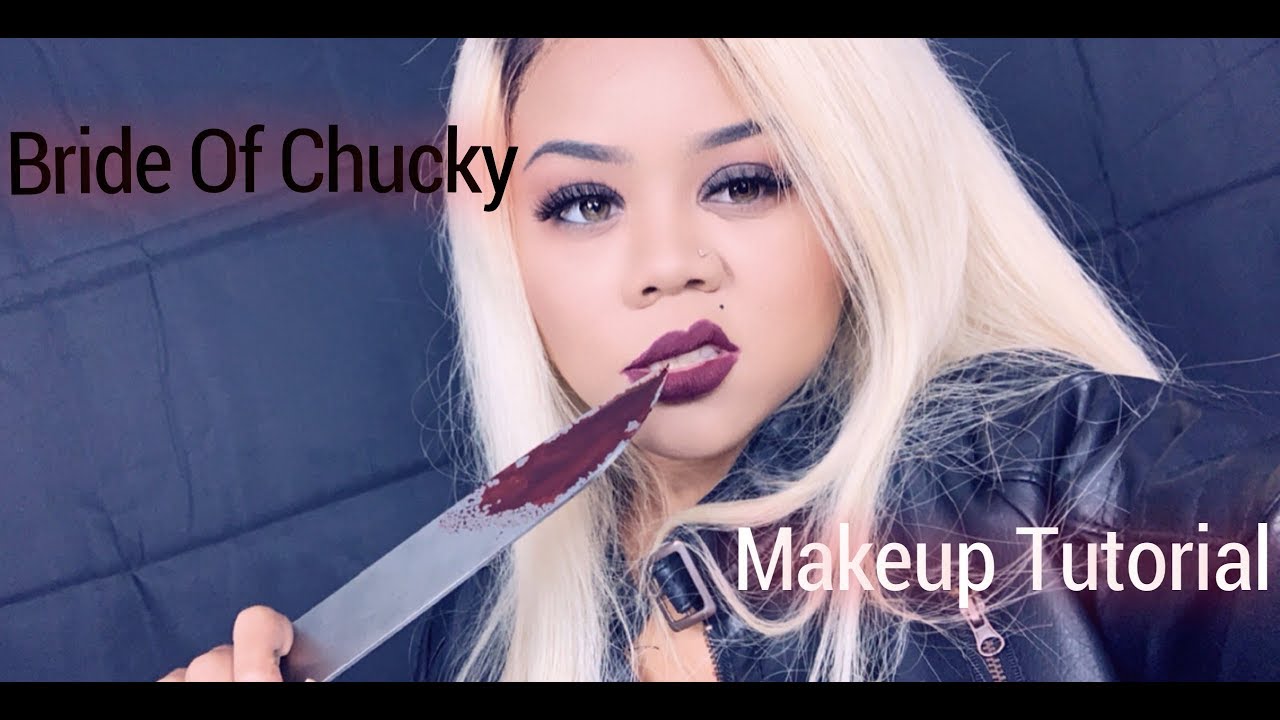 Bride Of Chucky | Tiffany Makeup Tutorial - YouTube