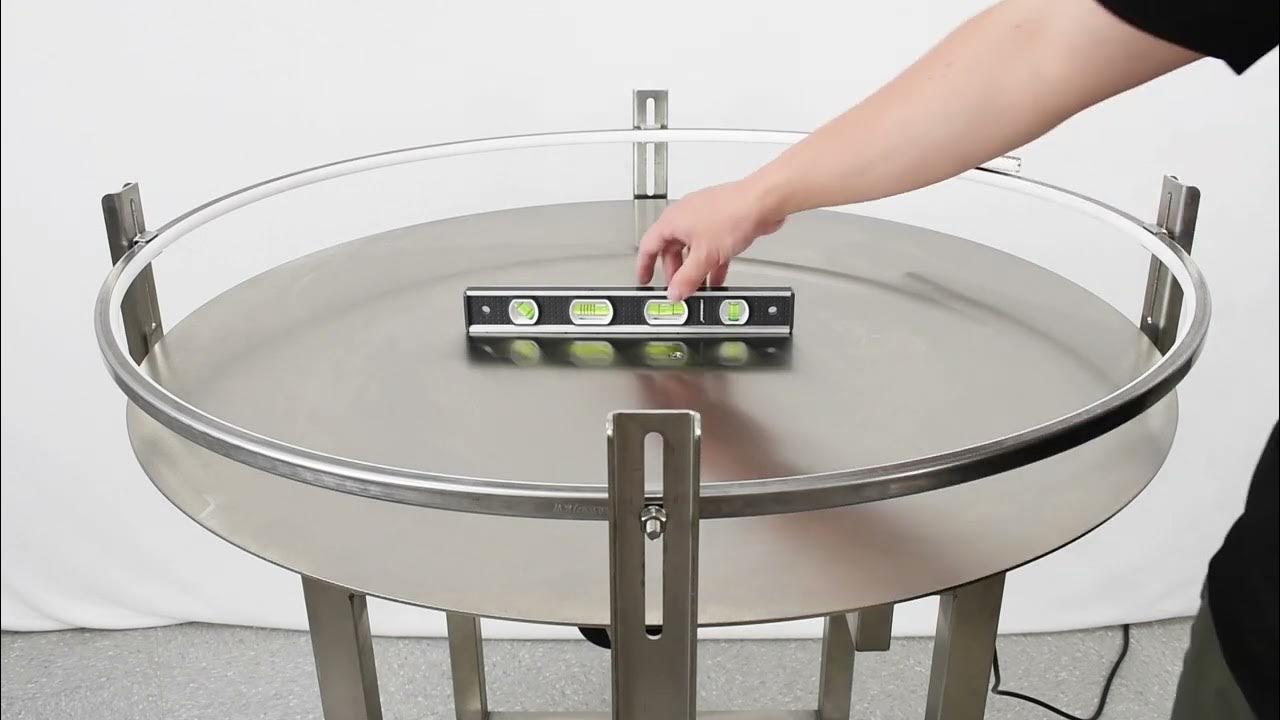 GLOBALTEK®: Rotary Table Parts Overview, Height Adjustment & Leveling - YouTube