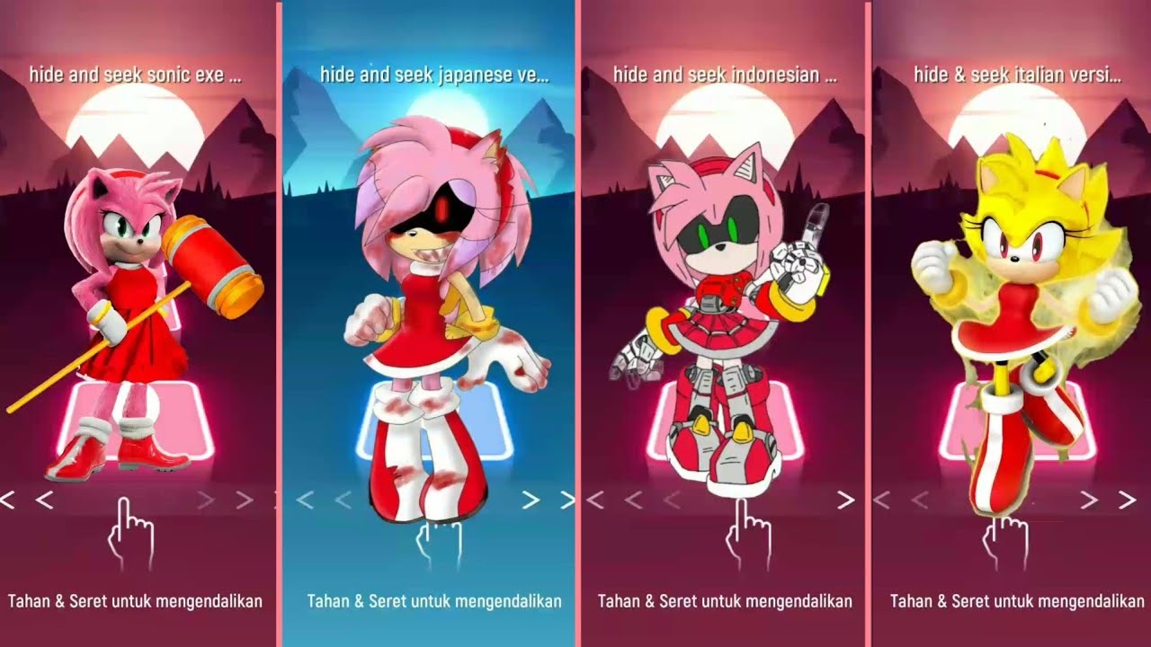 Hide And Seek Amy rose - Amy Exe - Metal Amy - Super amy Music Games ...