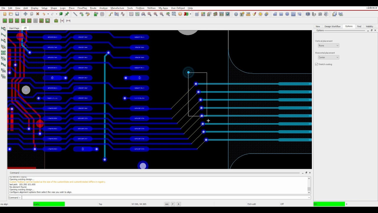 Tutorial Cadence Align Vias - YouTube
