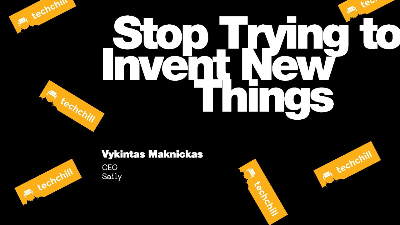 Stop Trying to Invent New Things - YouTube