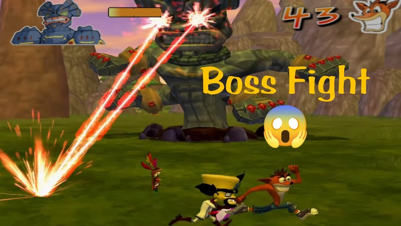 Crash Twinsanity HD-Boss-Tikimon Boss Fight - YouTube
