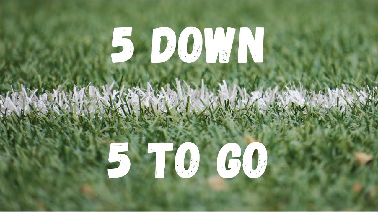 Five Down, Five to Go: Accomplishments - YouTube