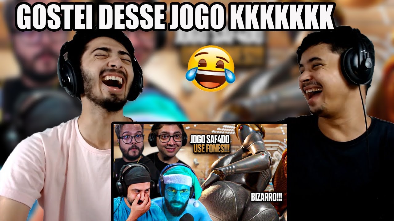 REACT STREAMERS CHOCADOS com ATOMIC HEART (USE FONES!!!) - YouTube