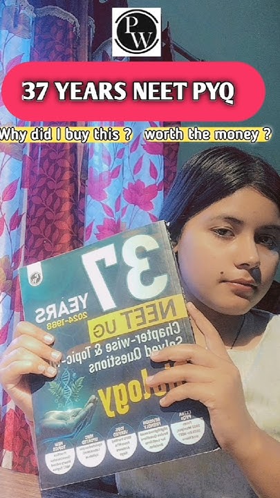 37 YEAR PYQ NEET BOOK ||UNBOXING AND REVIEW 🌷🎀 #PW #alakh pandey #for you #neet2027 #neet ...