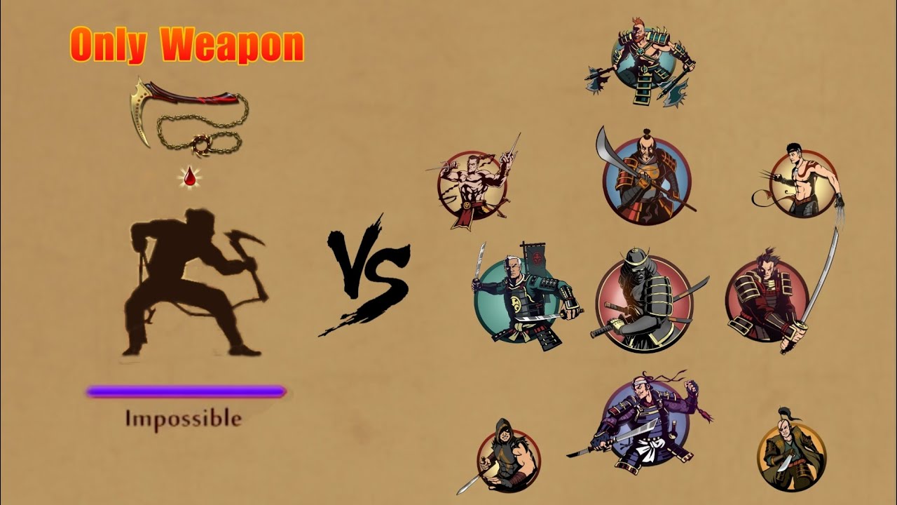 Shadow fight-2 || Only Bloodreaper Vs Shoguns bodyguards | Chapter-VI ...