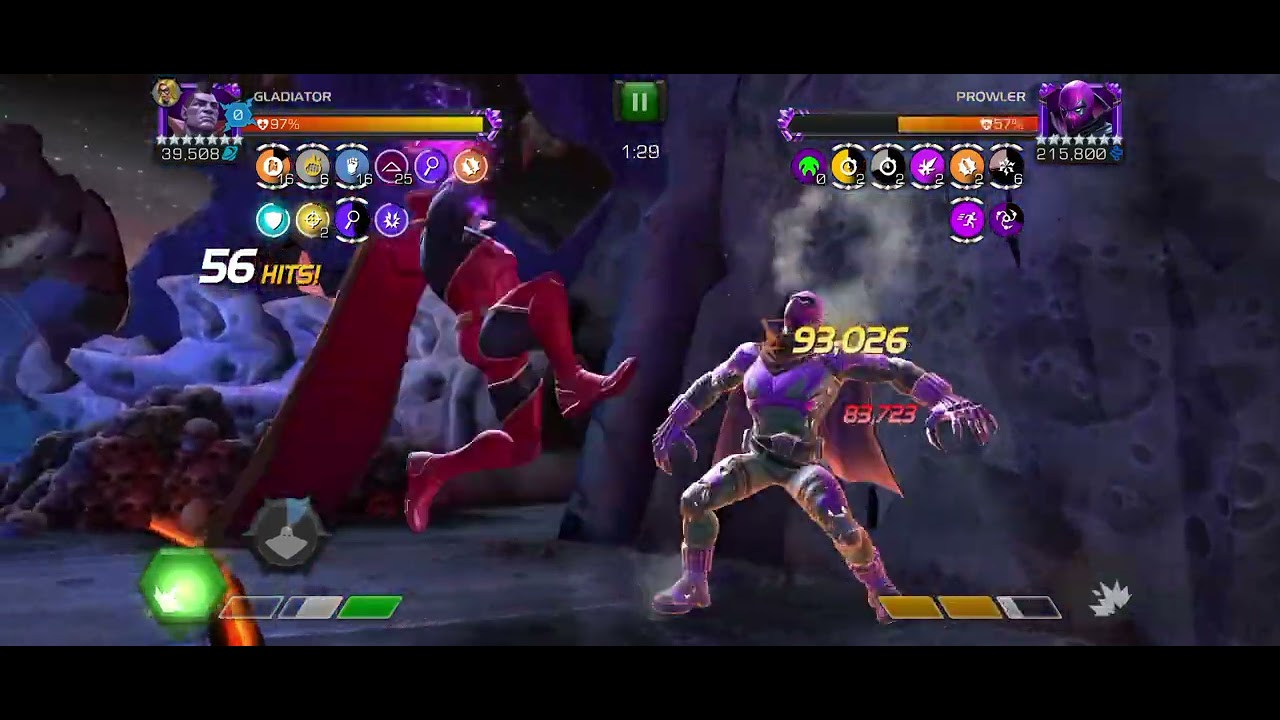 New Raid prowler smashed by the gladiator(mcoc raid week) - YouTube