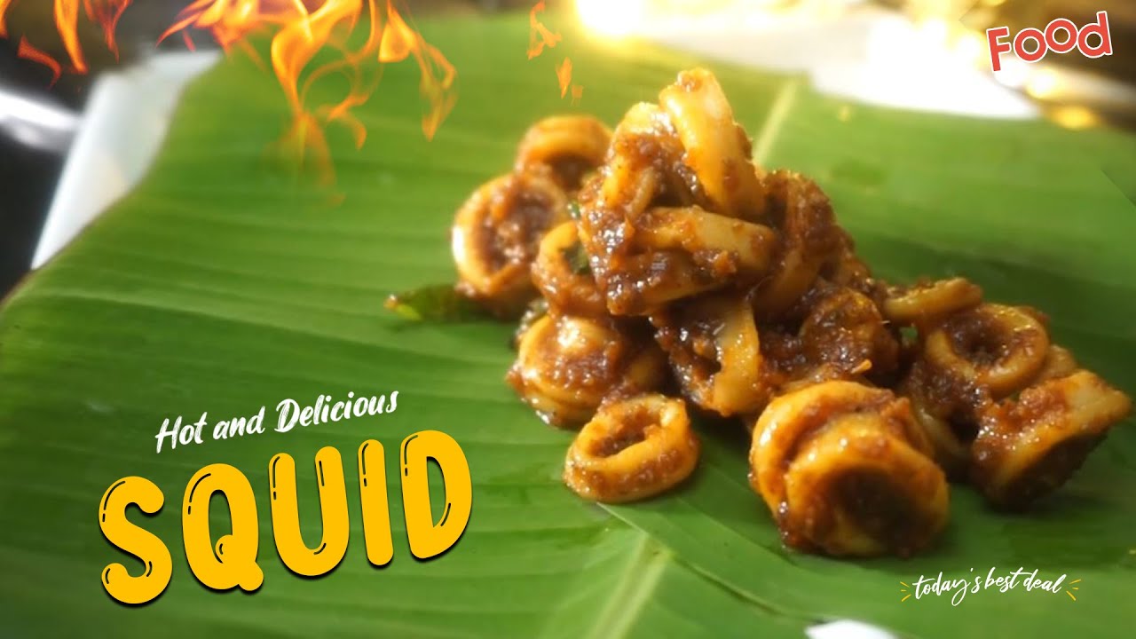 Squid Fry Recipe | Easy Squid Fry | Squid Roast |Simple Squid Recipes ...