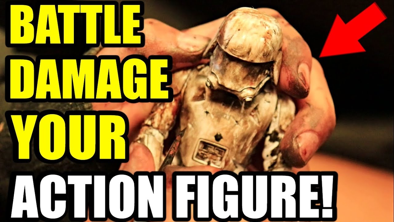 KS KOLLECTIBLES - LEARNING HOW TO BATTLE DAMAGE YOUR ACTION FIGURES ...