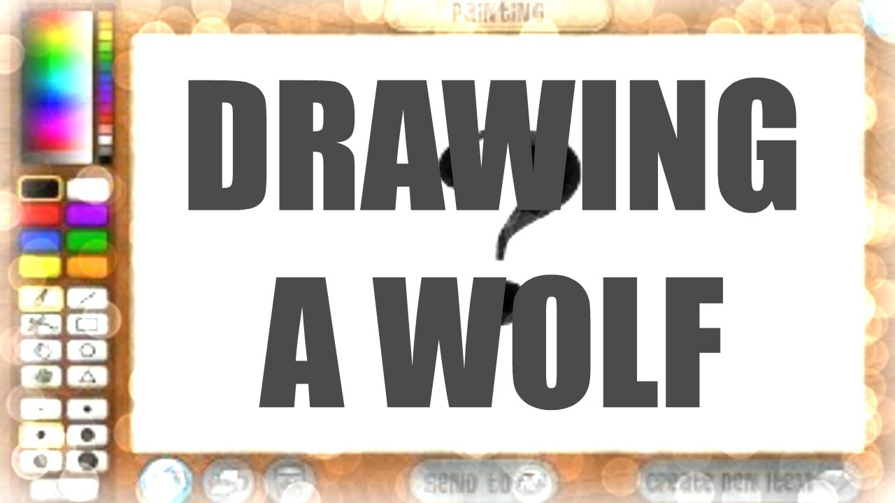DRAWING A WOLF | Animal Jam: Creating A Masterpiece #7 - YouTube