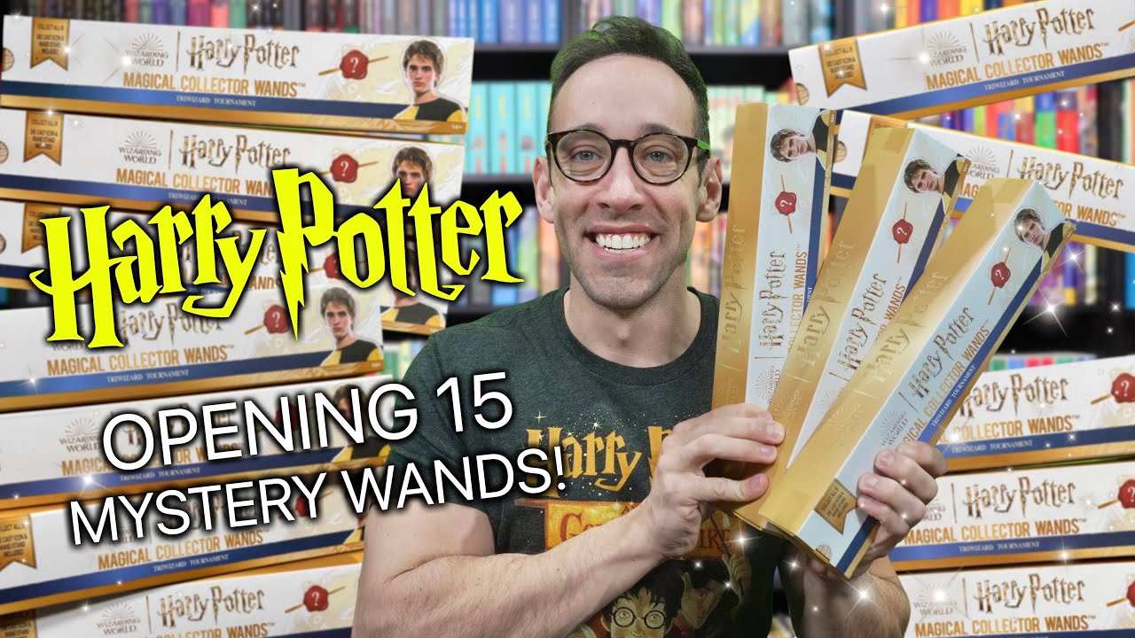 Opening 15 Harry Potter Mystery Wands From Walmart | Triwizard ...