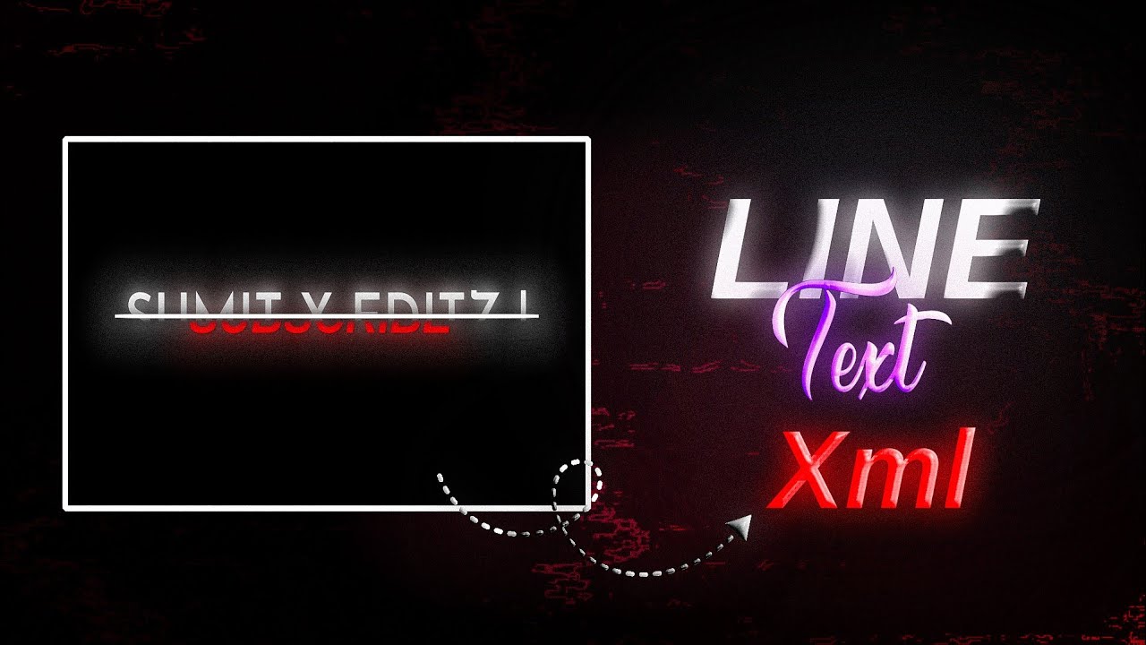 Text Line Effect XML Preset - Alight Motion | Ae Like Text Effect | Alight Motion Text Xml ...