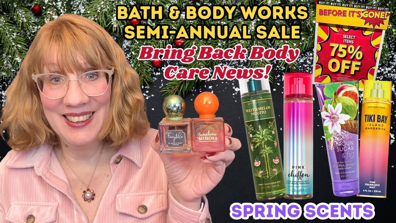 Bath & Body Works Semi-Annual Sale Bring back Body Care News! - YouTube