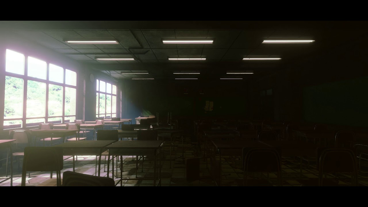3d Classroom scene made with Blender EEVEE - YouTube
