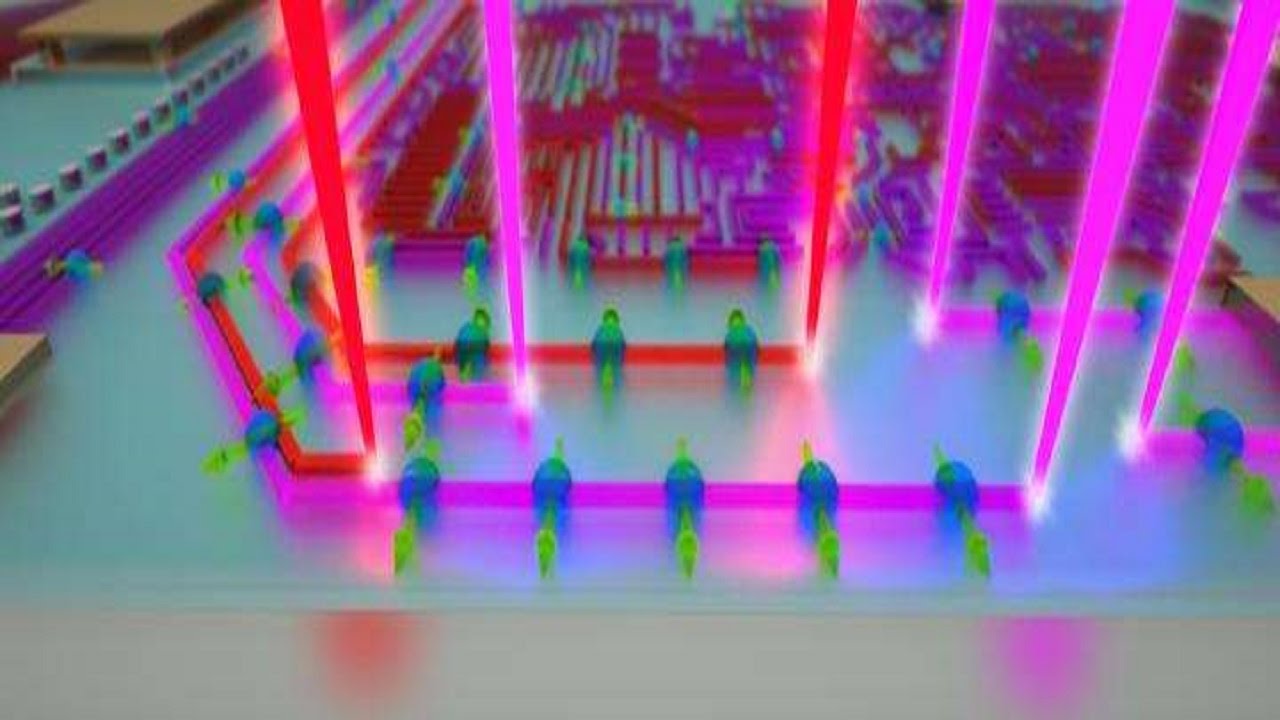 Scientists paint quantum electronics with beams of light - YouTube