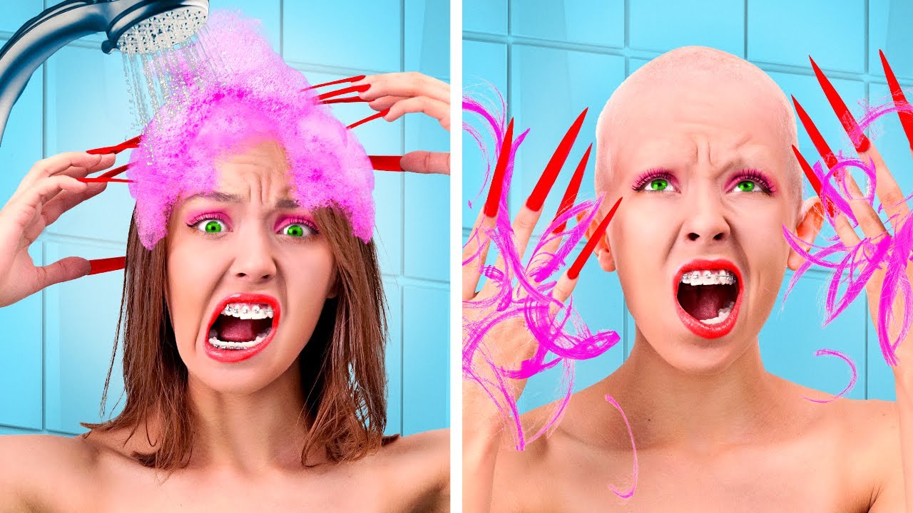 WEIRD BEAUTY STRUGGLES Any Girl Will Understand || How To be a Girl ...