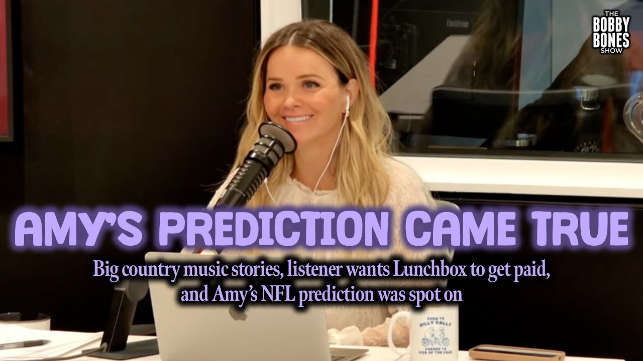 Amy’s NFL Prediction Came True & Listener Wants Lunchbox To Get Paid ...