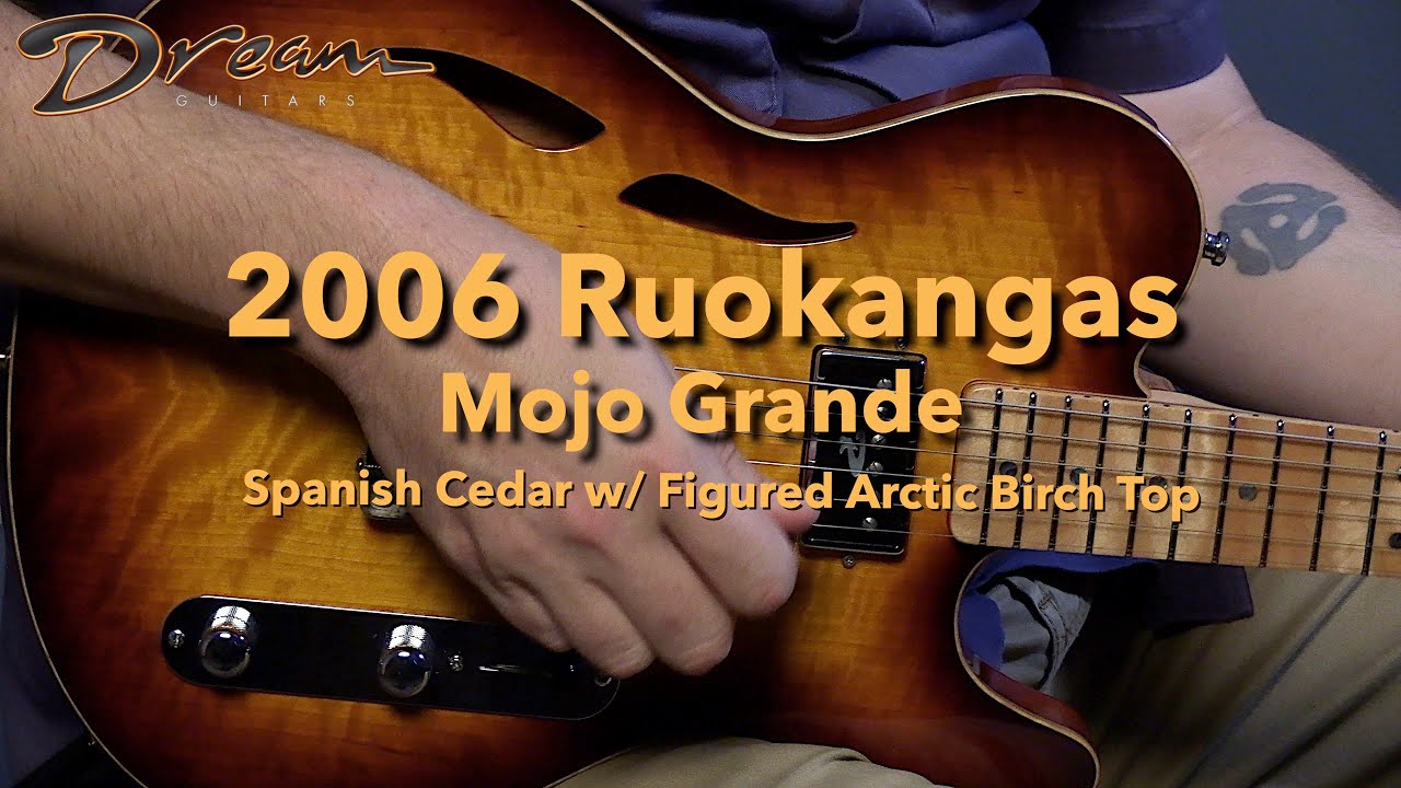 Dream Guitars - 2006 Ruokangas Mojo Grande, Spanish Cedar/Figured ...