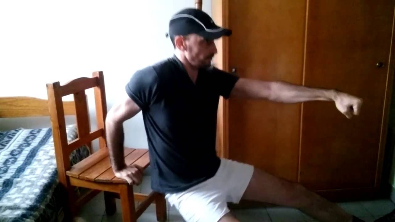 Bench Dips one arm - YouTube