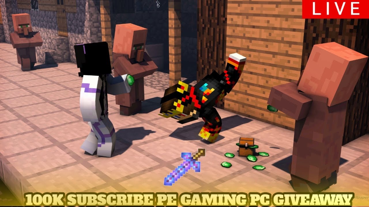 Minecraft Smp Live //Gaming PC Giveaway 😺 Hamsabke Gaming - YouTube