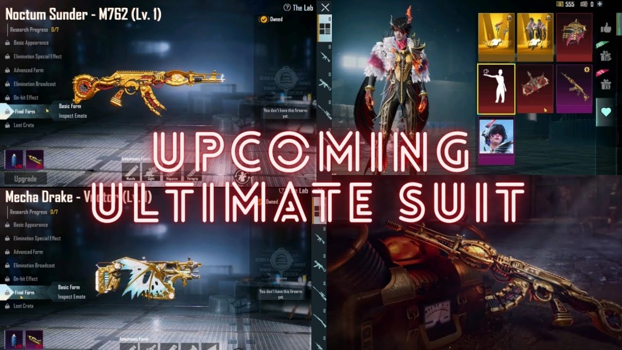 Upcoming Ultimate Suit | Upgrade M762 Gun skin | Especial lucky spin ...