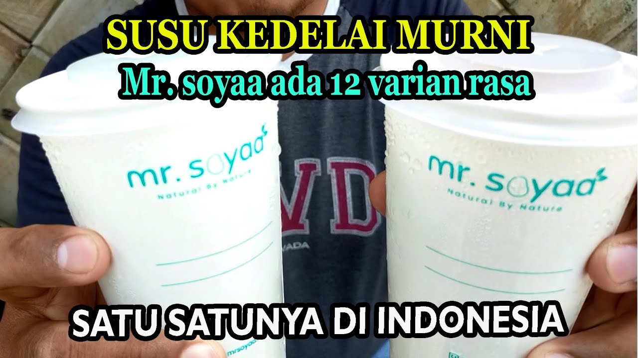 MINUMAN SUSU KEDELAI Mr SOYAA ADA 12 VARIAN RASA - YouTube