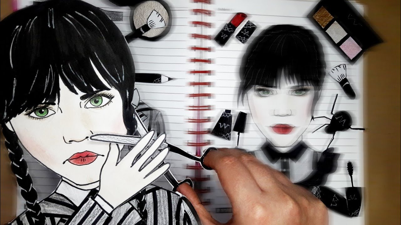 [🌸Paperdiy🌸] makeup tutorial💄[ASMR] Paper cosmetics / paper play ...